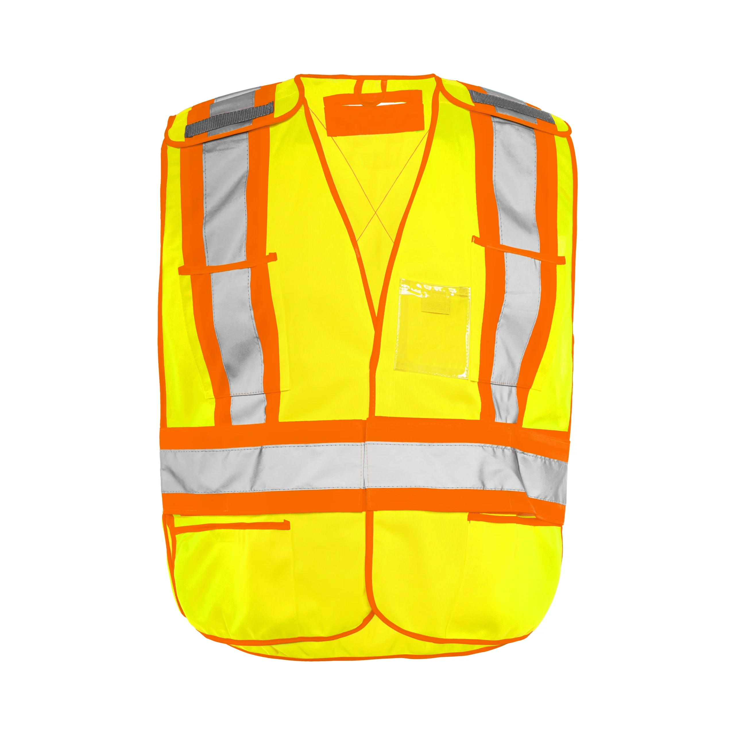 High Visibility 5 Point Tearaway Safety Vest - Ground Force – Workman ...